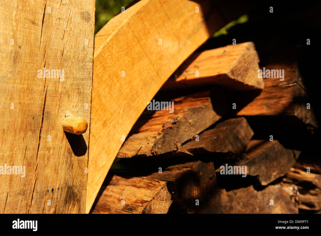 Traditional style oak construction Stock Photo - Alamy