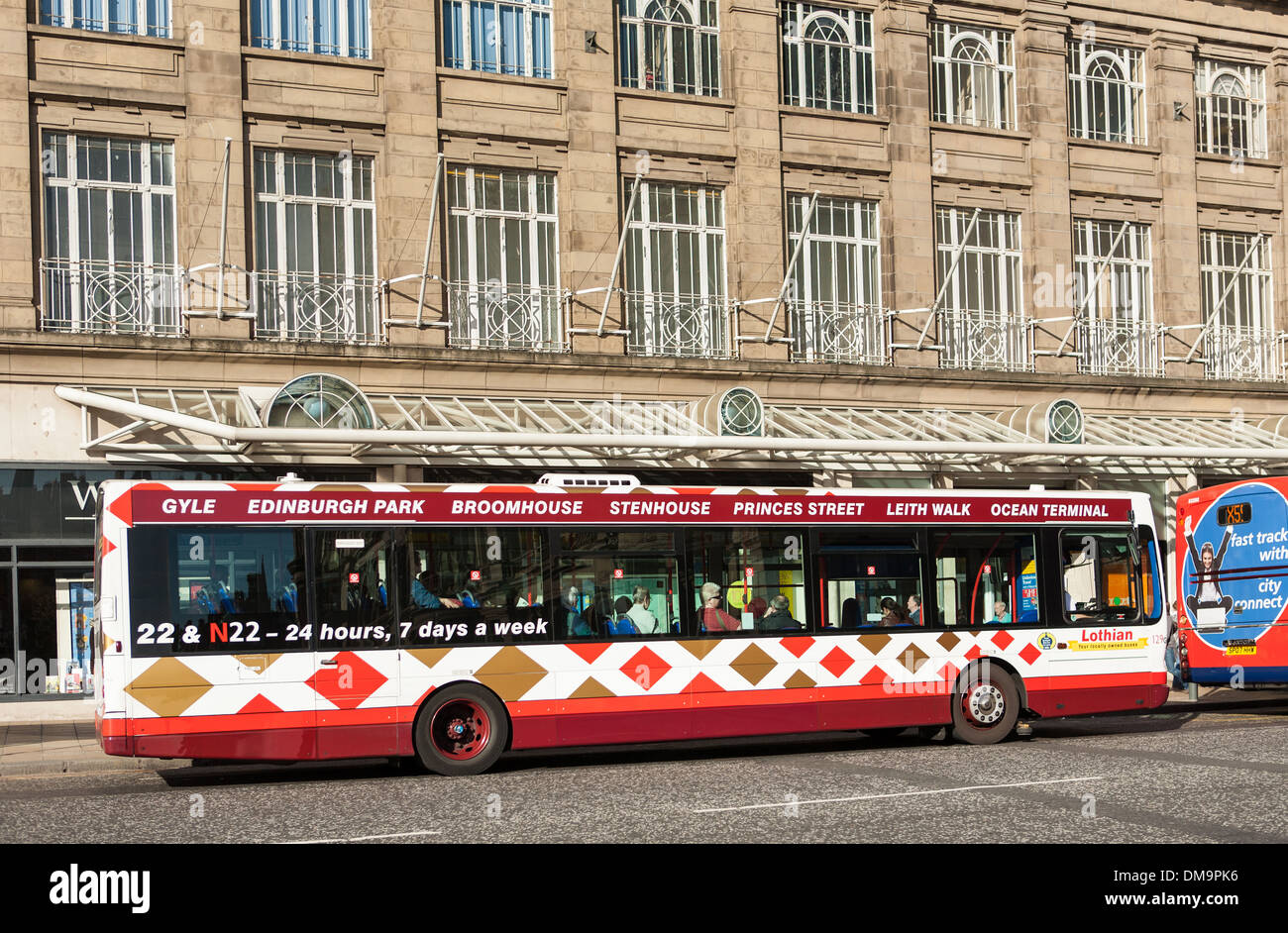 Bus Transport, Edinburgh, Scotland Stock Photo - Alamy