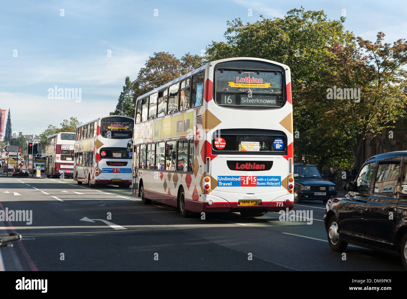 Bus Transport, Edinburgh, Scotland Stock Photo - Alamy