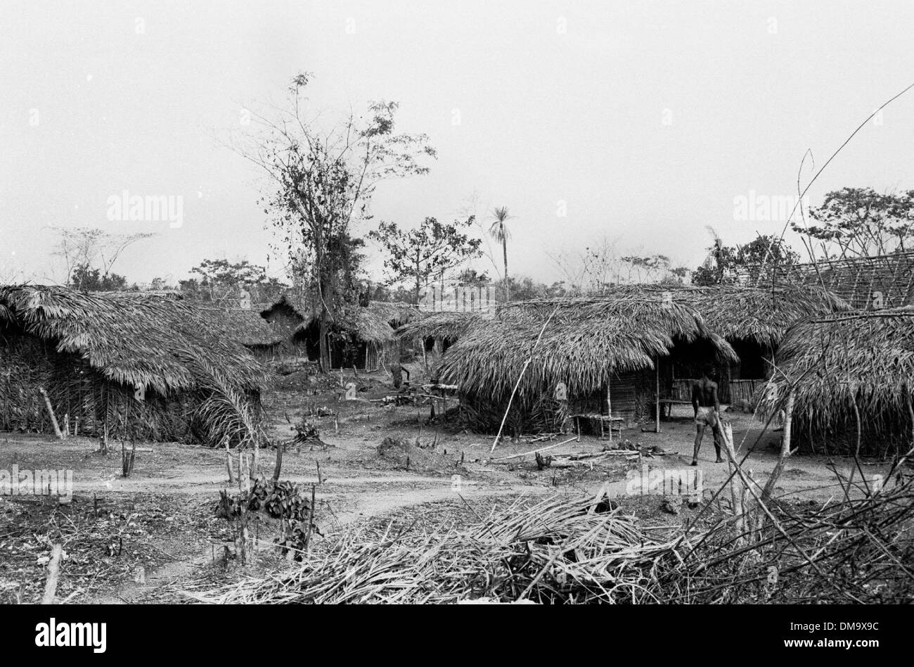 Mar 01, 1993 - Sierra Leone - Village in Sierra leone made consisting ...