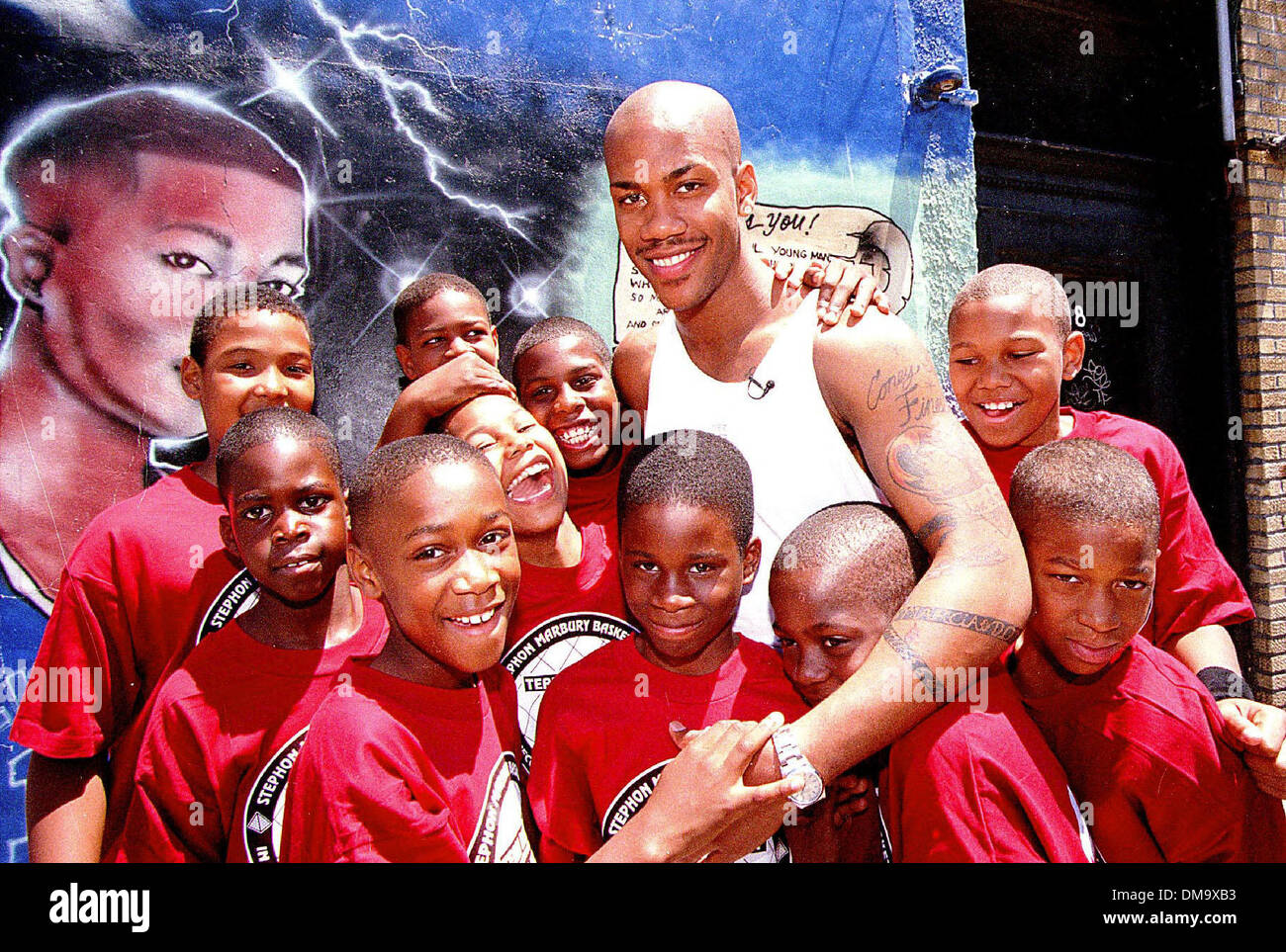 June 19, 1999 - Brooklyn, New York, USA - 6/19/99 Stephon Marbury, star ...
