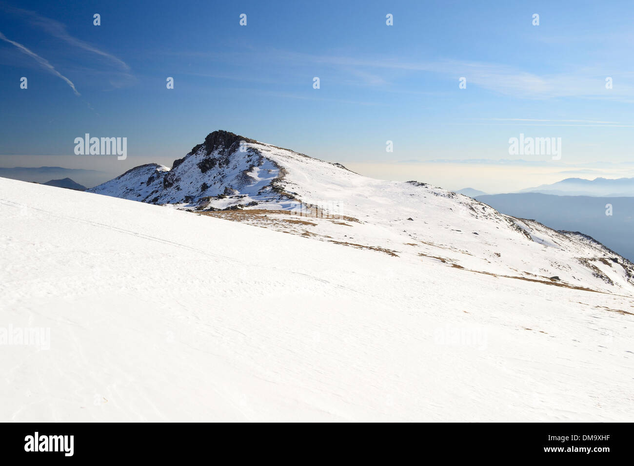 Aerial view snowy italian alps hi-res stock photography and images - Alamy
