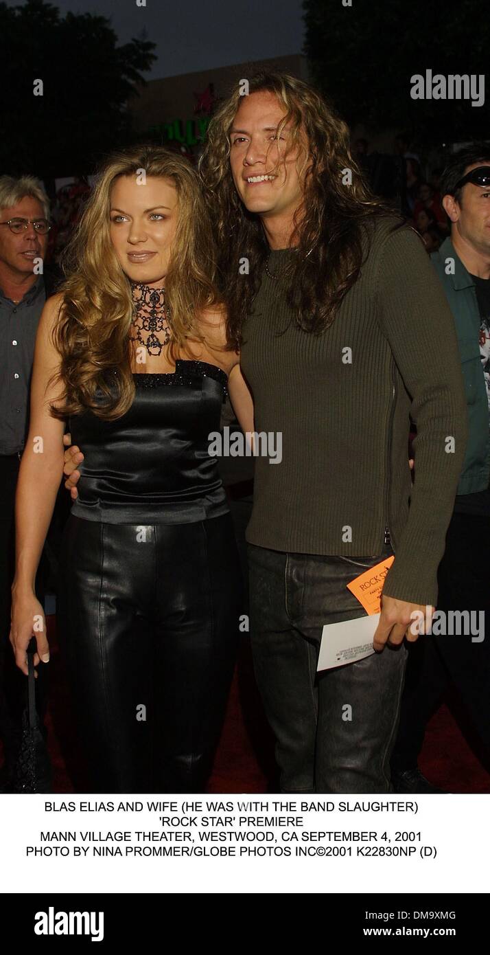 Sept. 4, 2001 - Los Angeles, CALIFORNIA, USA - BLAS ELIAS AND WIFE (HE ...