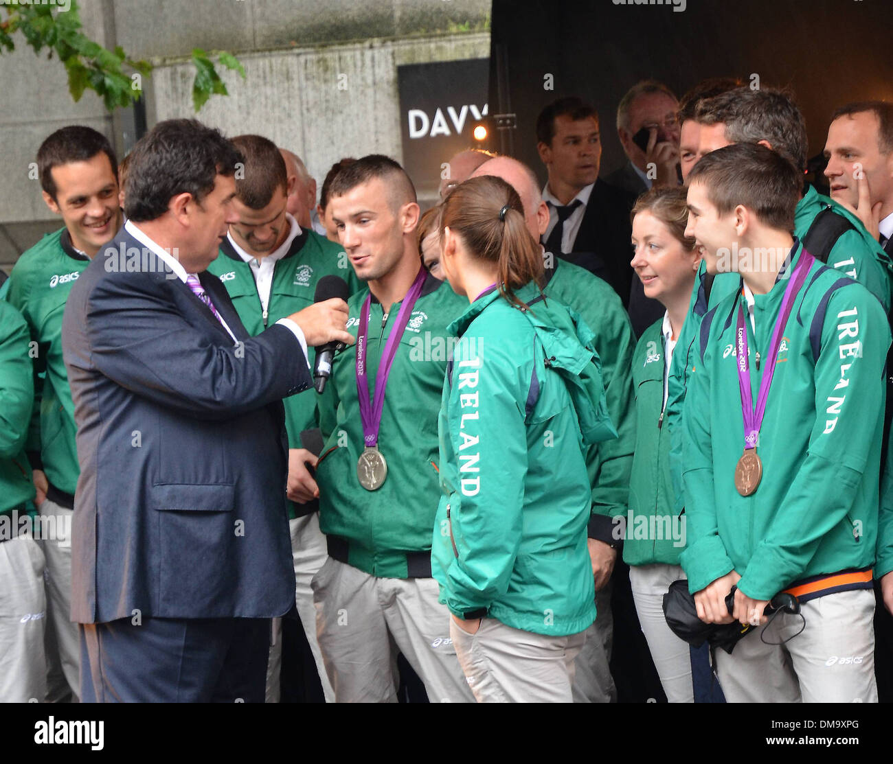 John Joe Nevin Katie Taylor and Des Cahill A civic reception is held ...