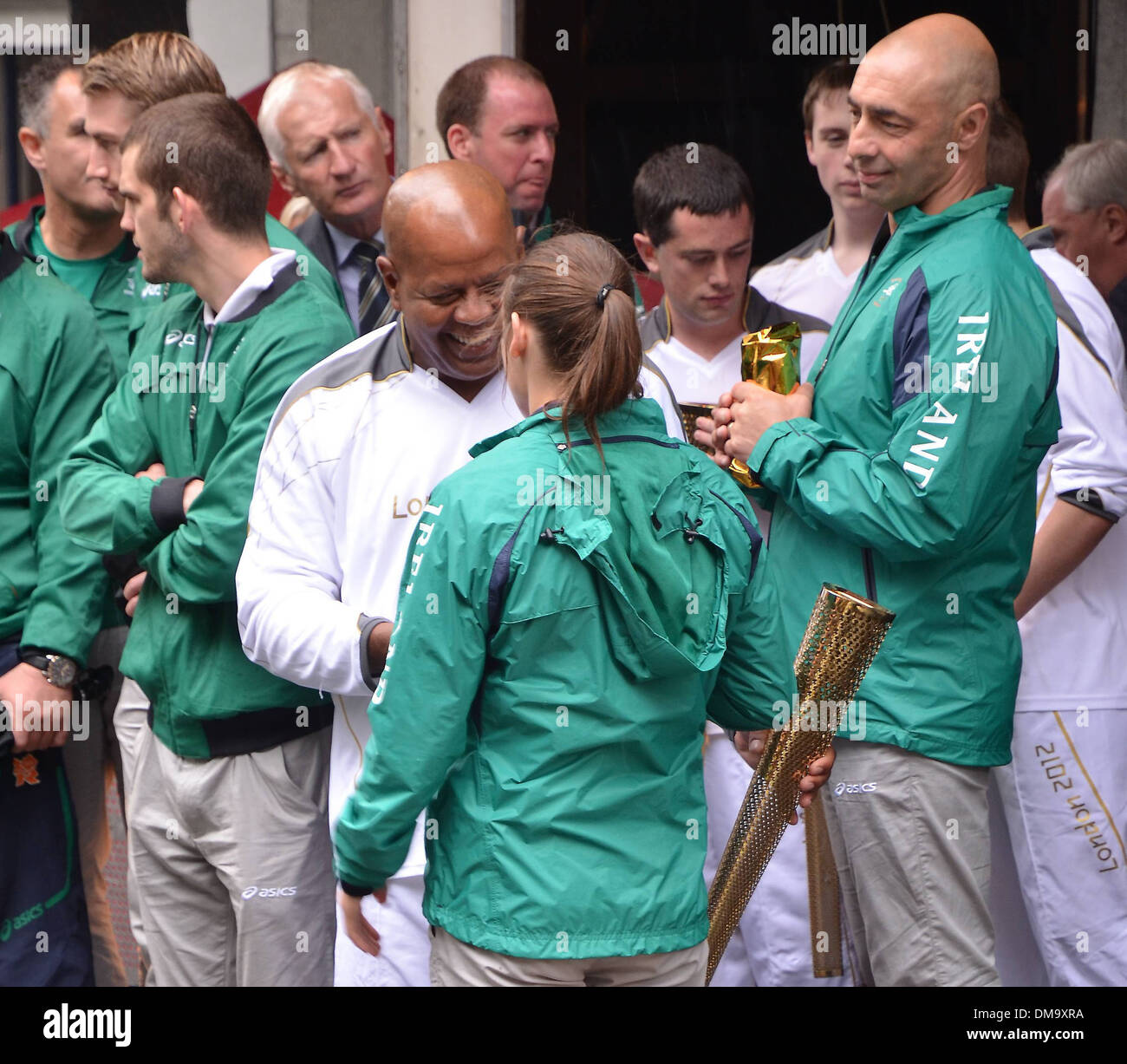 Katie Taylor Tony Sutherland and Peter Taylor A civic reception is held ...
