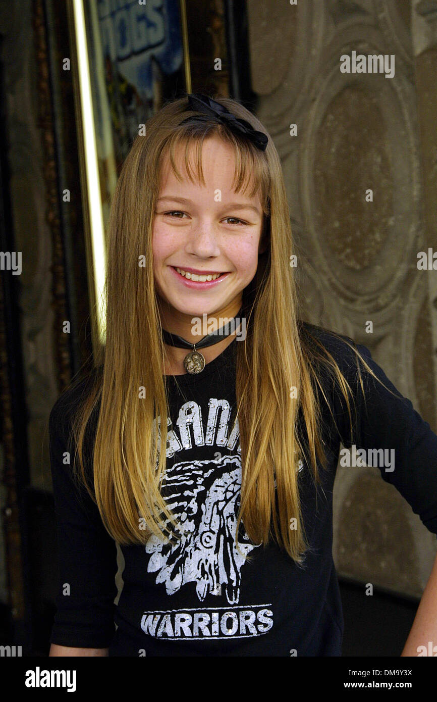 Brie larson 2002 hi-res stock photography and images - Alamy