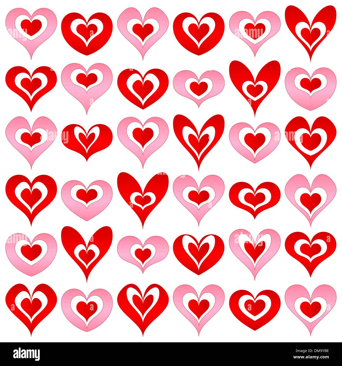 Vibrant set design Stock Vector Images - Alamy