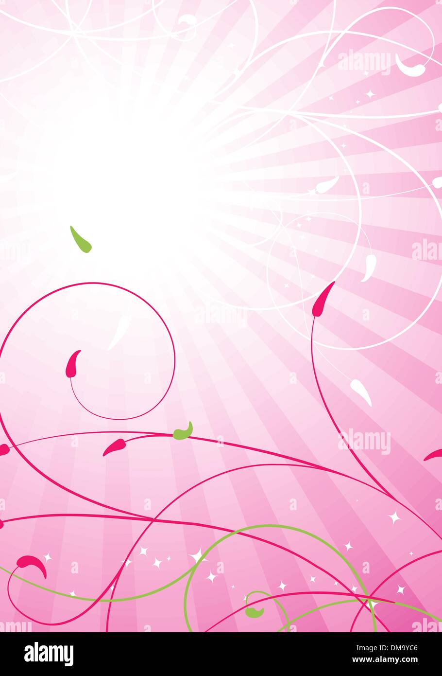 Pink rays background design Stock Vector Images - Alamy