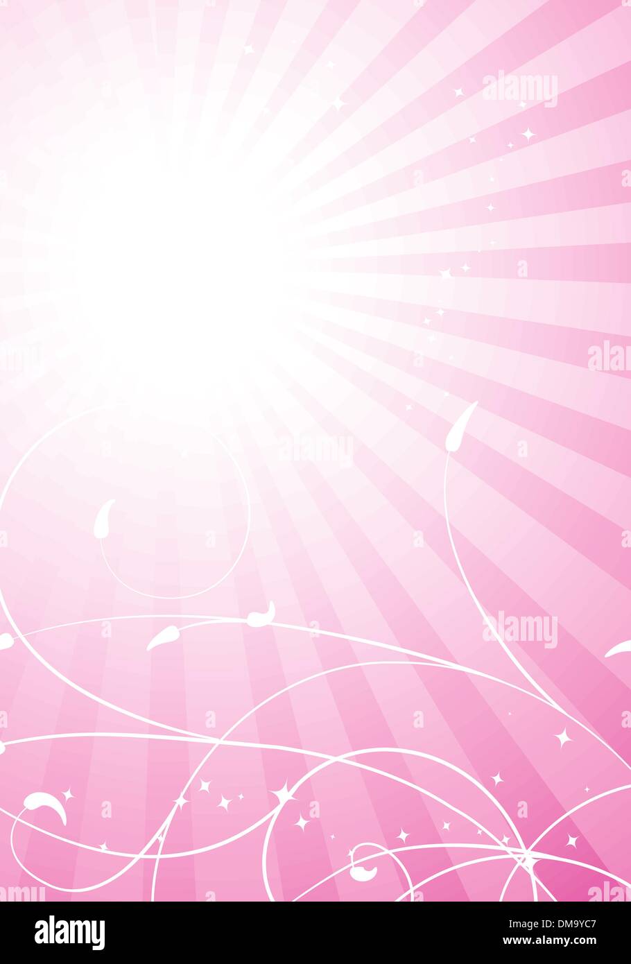 Spring pink background Stock Vector Images - Alamy