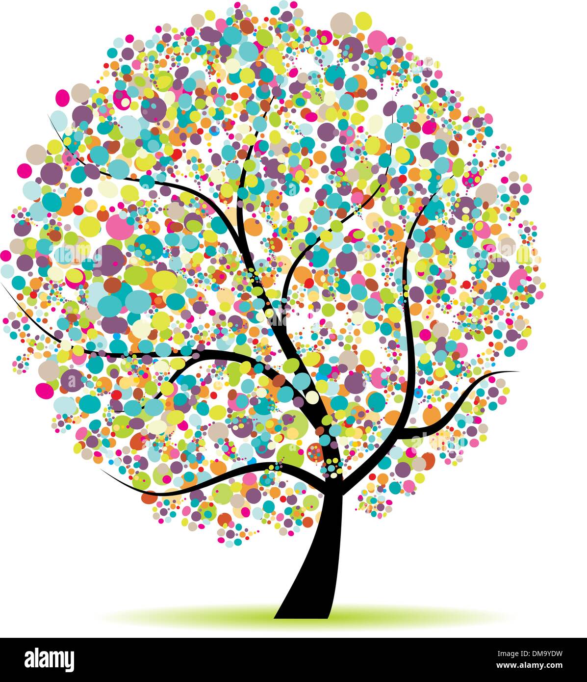 Art tree beautiful for your design Stock Vector Image & Art - Alamy