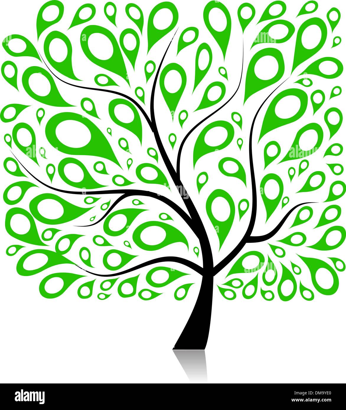 Art tree beautiful for your design Stock Vector Image & Art - Alamy