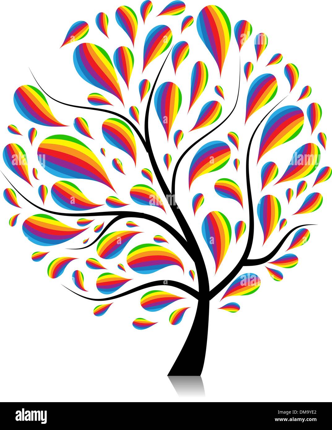Art tree beautiful for your design Stock Vector Image & Art - Alamy