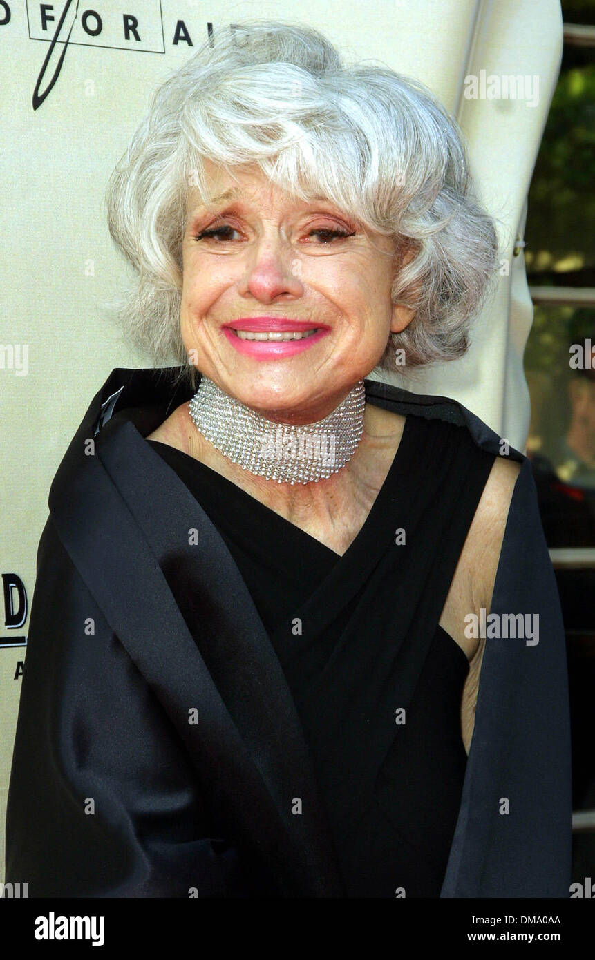 June 2, 2002 - Los Angeles, CALIFORNIA, USA - CAROL CHANNING..2002 TONY ...