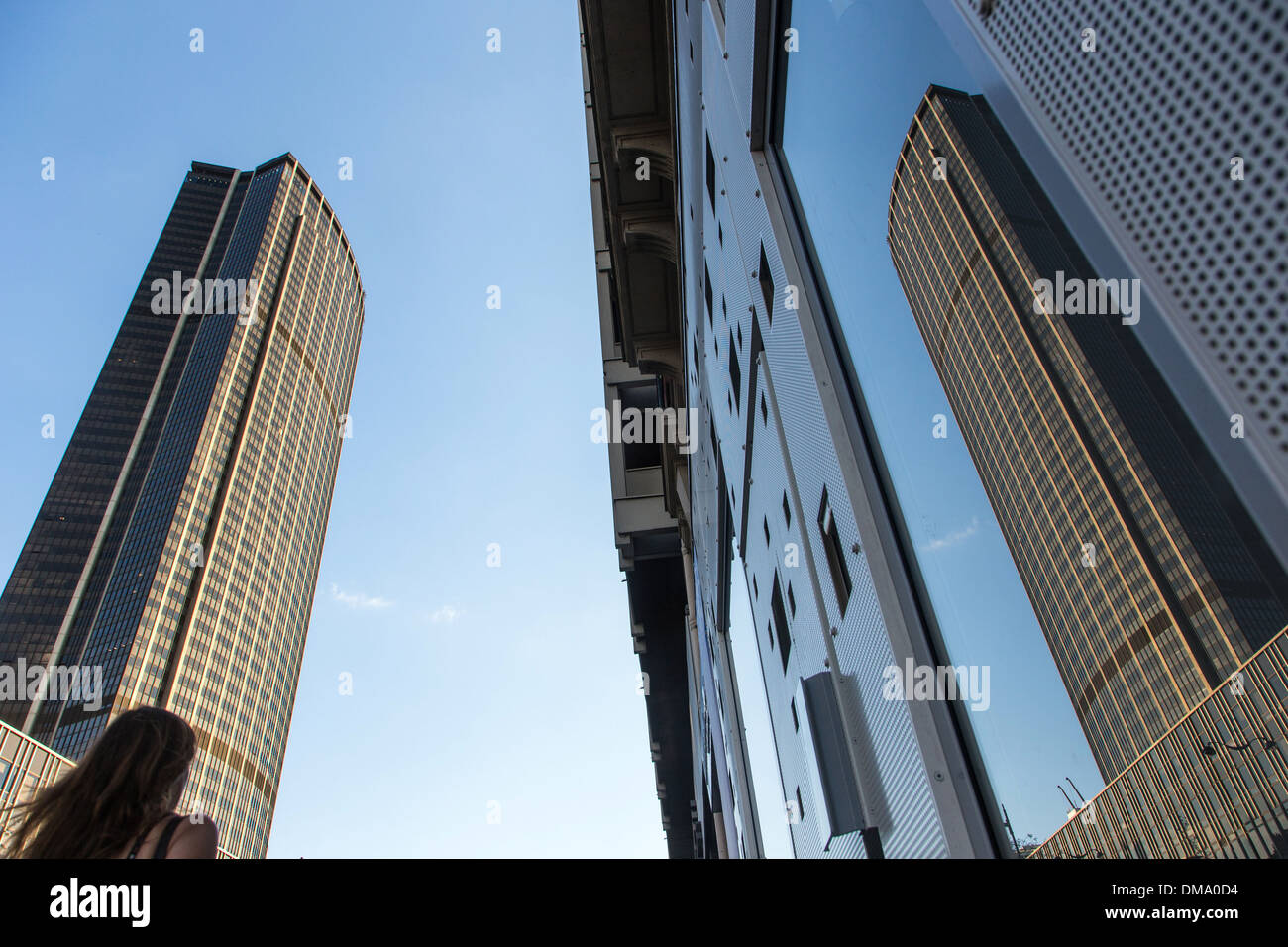 THE MONTPARNASSE TOWER AND ITS REFLECTION IN A WINDOW, 14TH ...