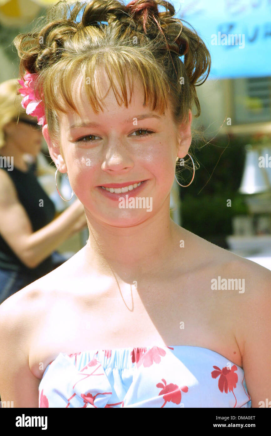 June 24, 2002 - Hollywood, CALIFORNIA, USA - BRIE LARSON..'HEY ARNOLD ...