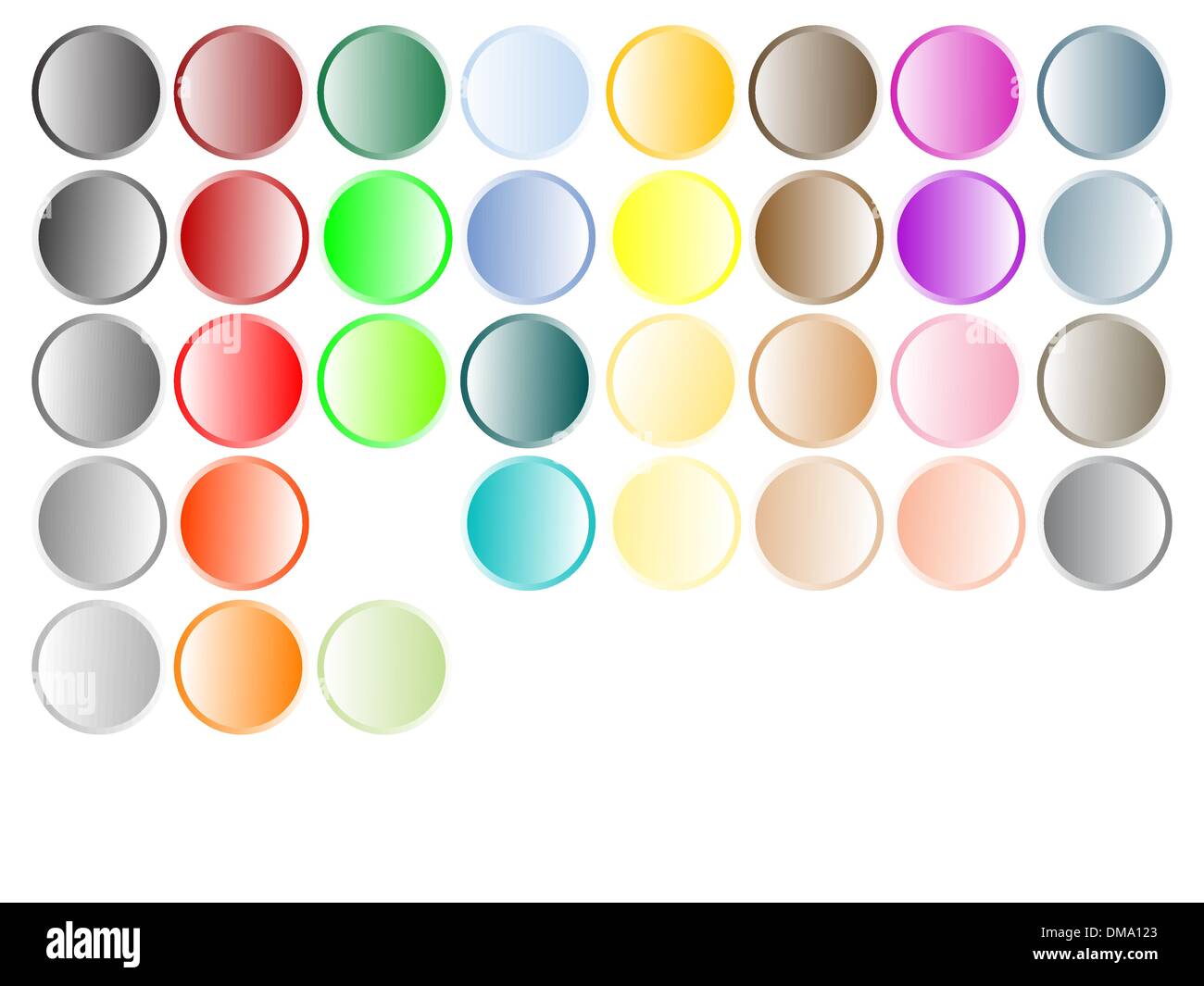 Retro buttons hi-res stock photography and images - Alamy