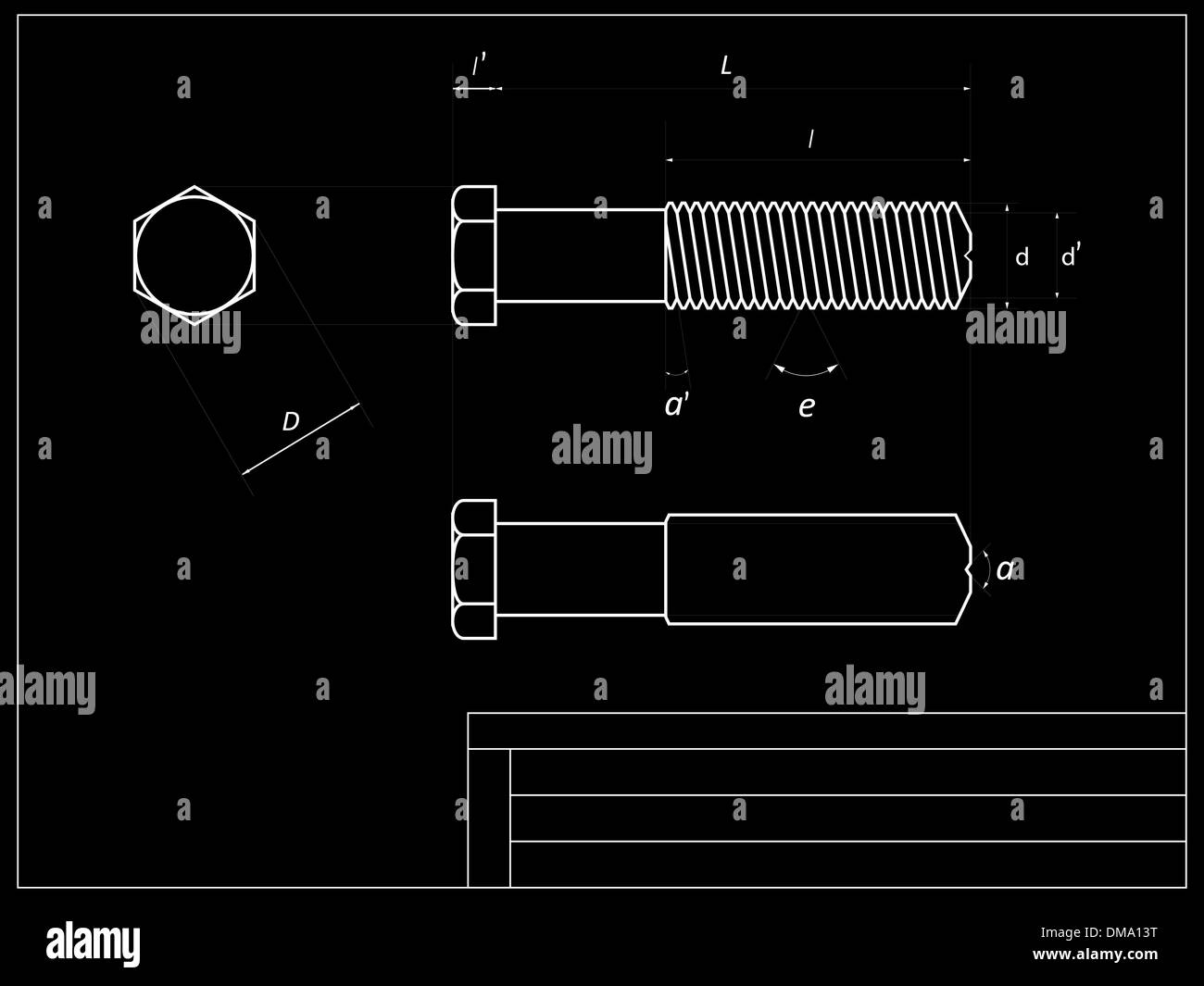 Nuts and bolts art Stock Vector Images - Alamy