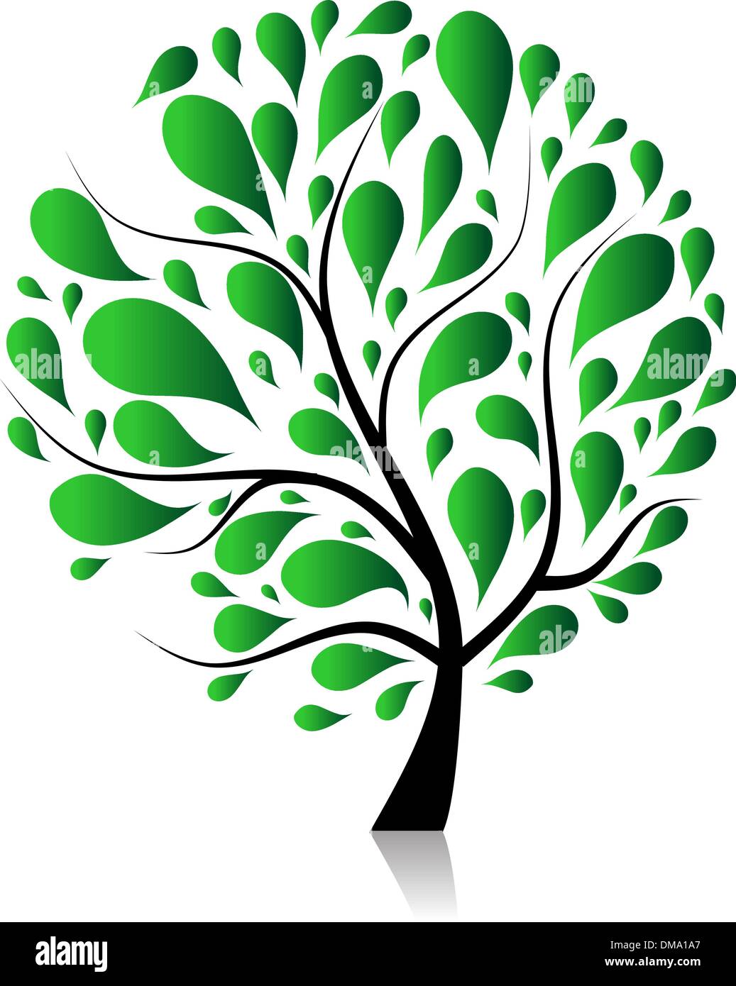 Art tree beautiful for your design Stock Vector Image & Art - Alamy