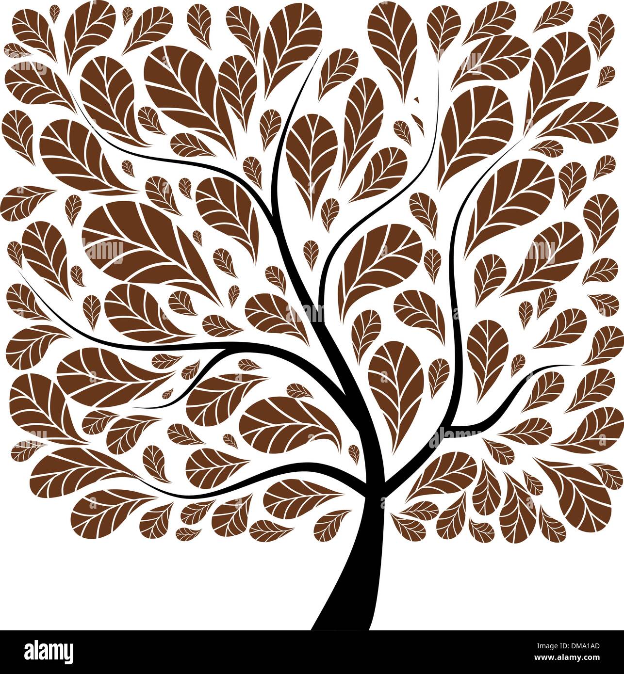 Art tree beautiful for your design Stock Vector Image & Art - Alamy