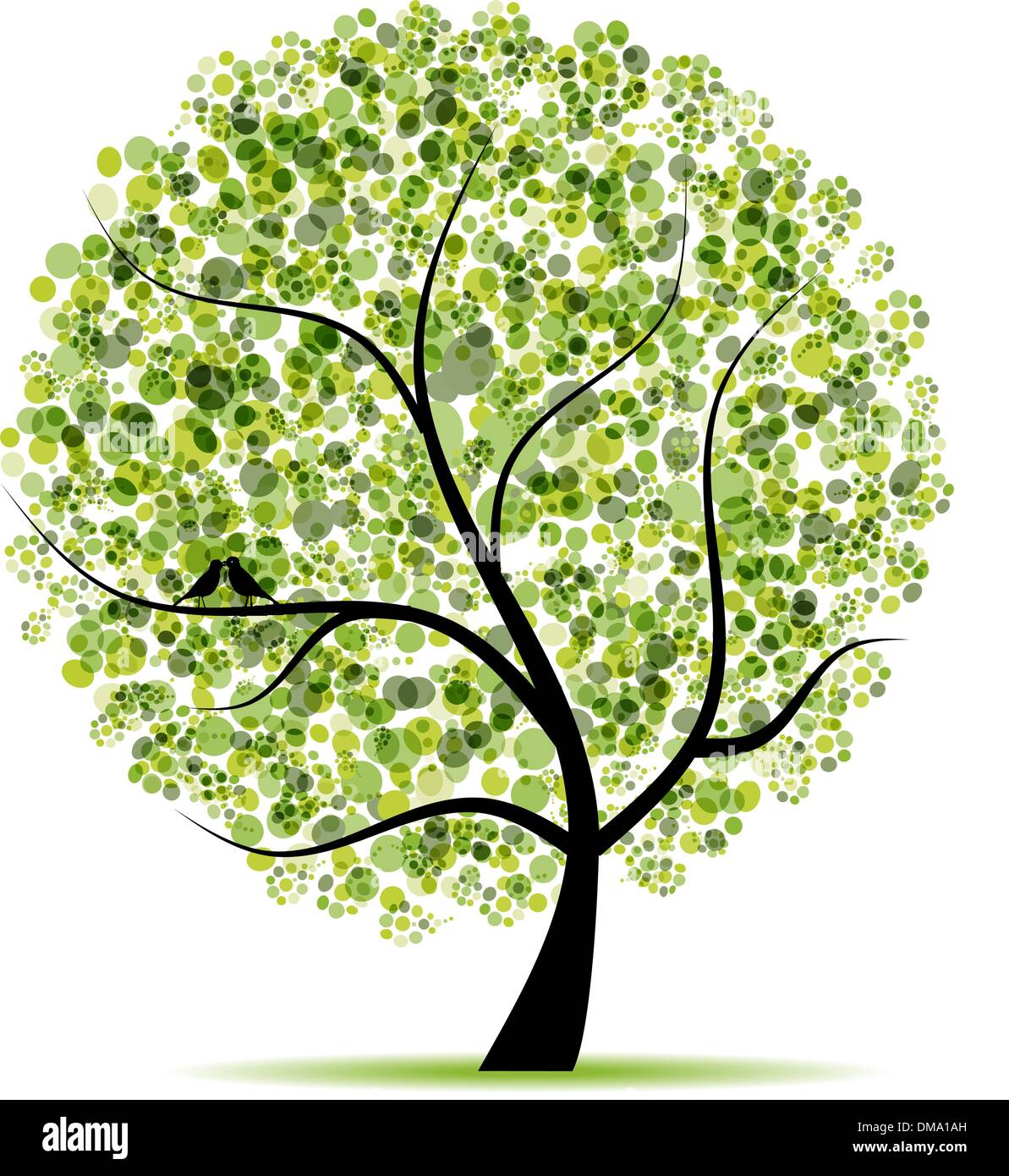 Art tree beautiful for your design Stock Vector Image & Art - Alamy