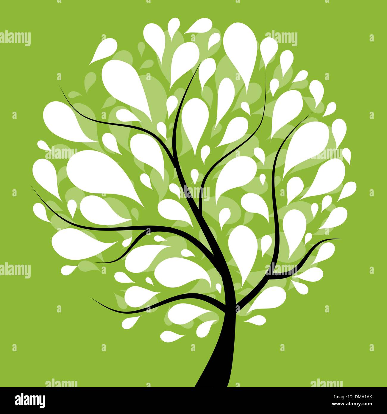 Art tree beautiful for your design Stock Vector Image & Art - Alamy