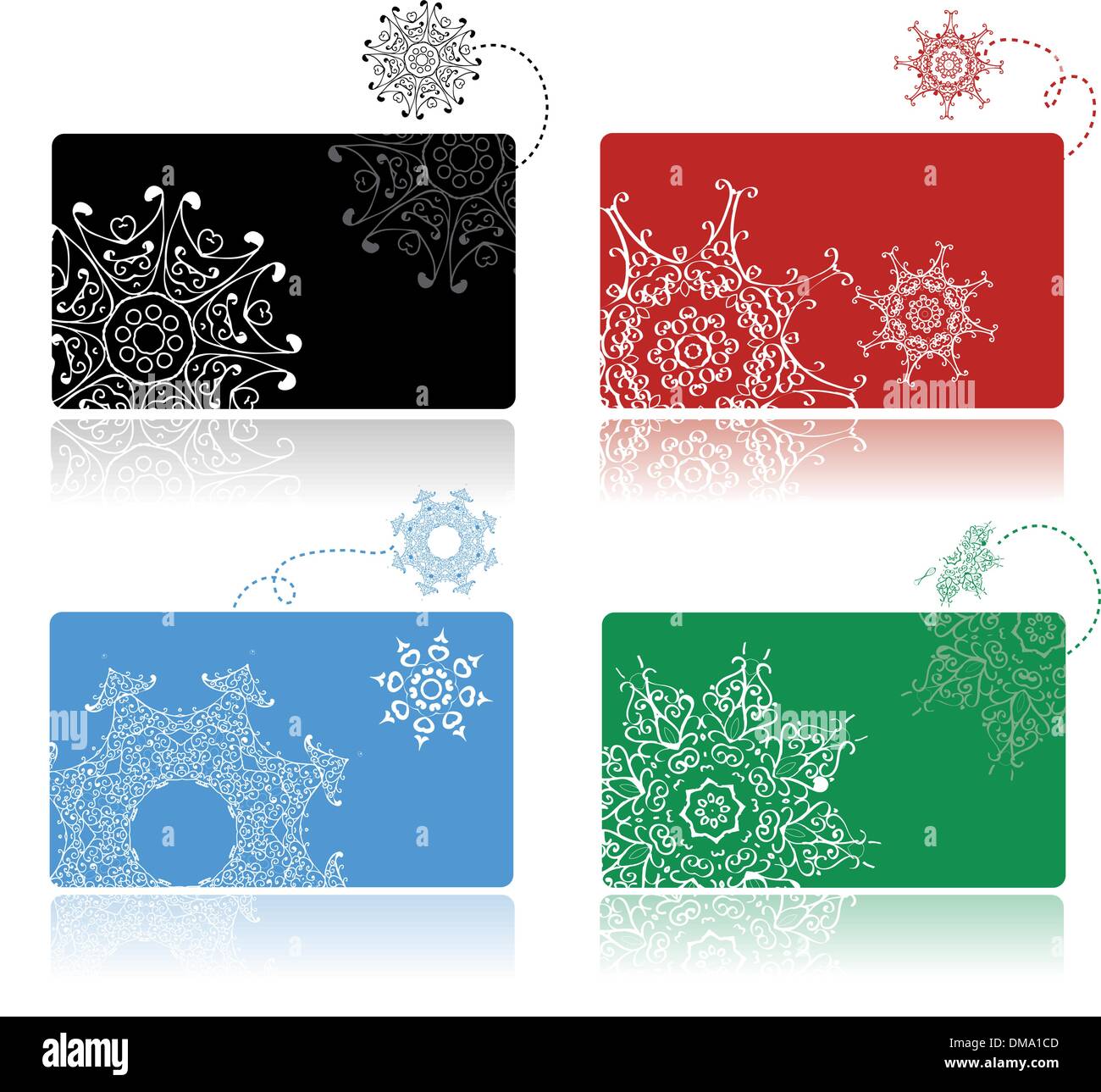Christmas credit cards Stock Vector Images - Alamy