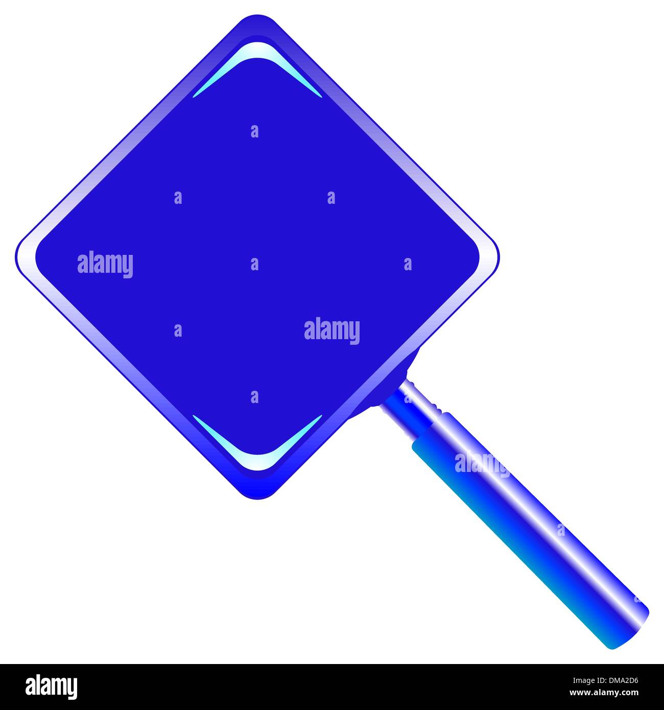Blue square vector vectors Cut Out Stock Images & Pictures - Alamy