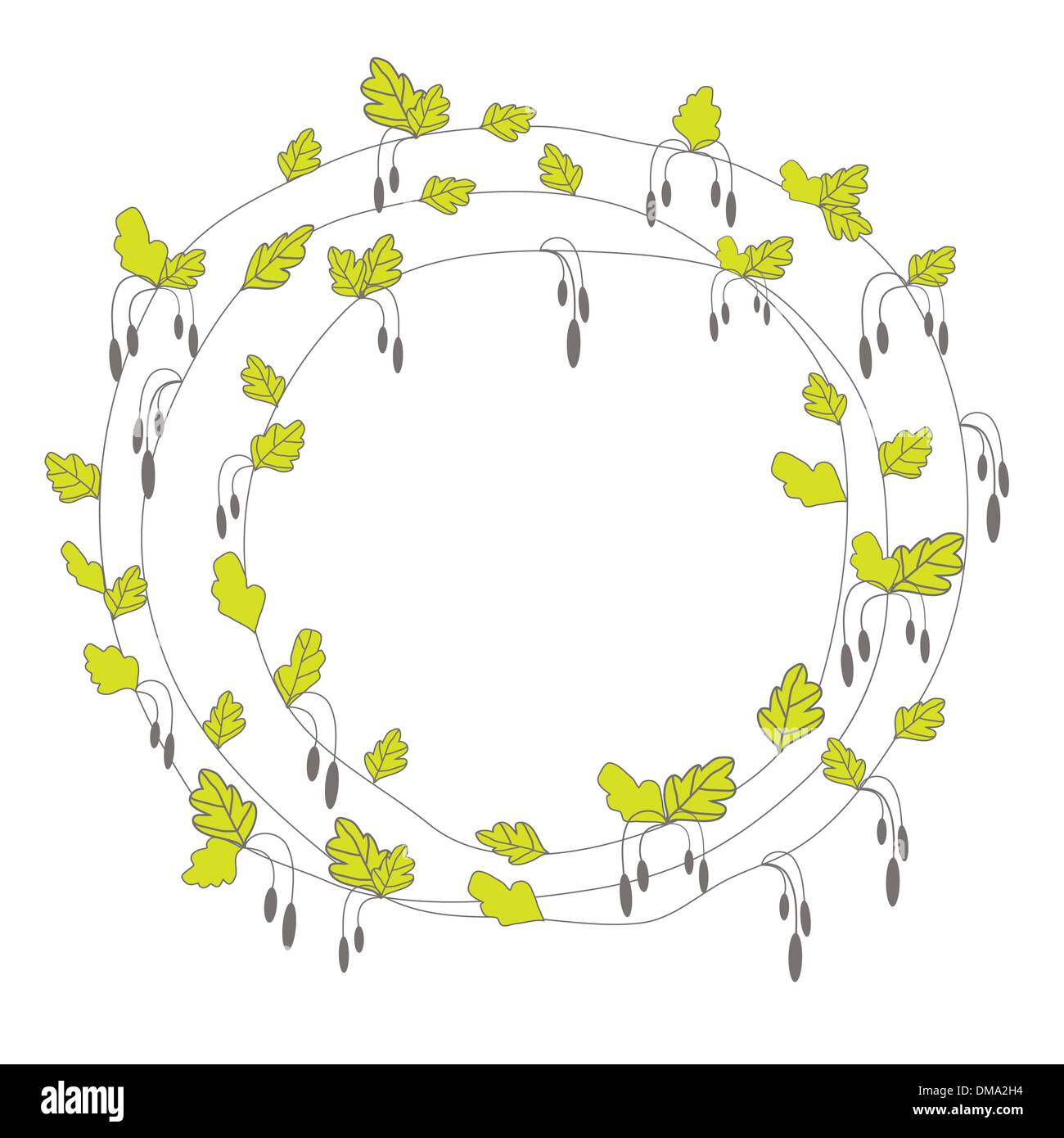 spring background with leaf. vector illustration Stock Vector Image ...