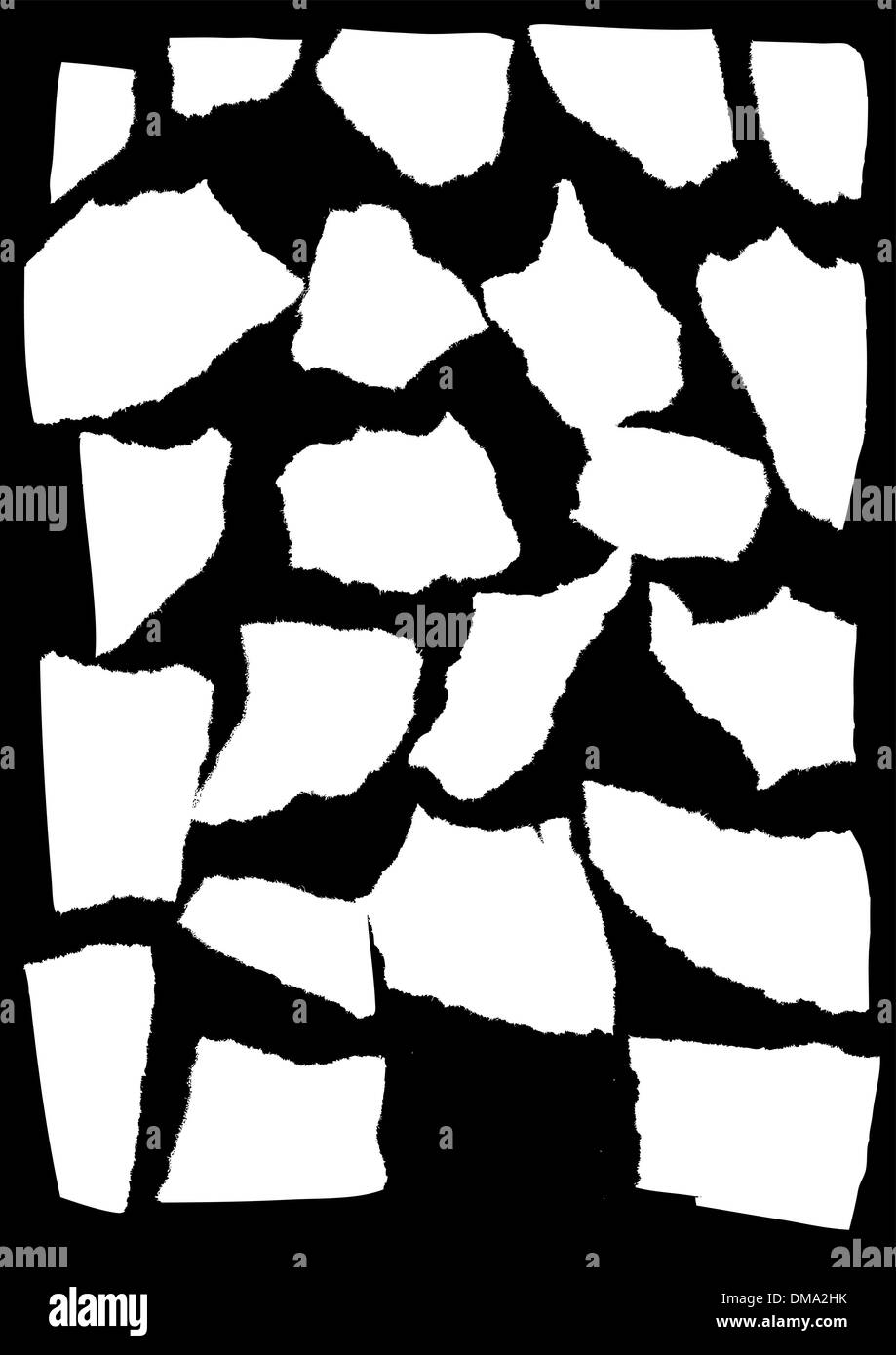 Vector mask looks like tattered paper Stock Vector Image & Art - Alamy