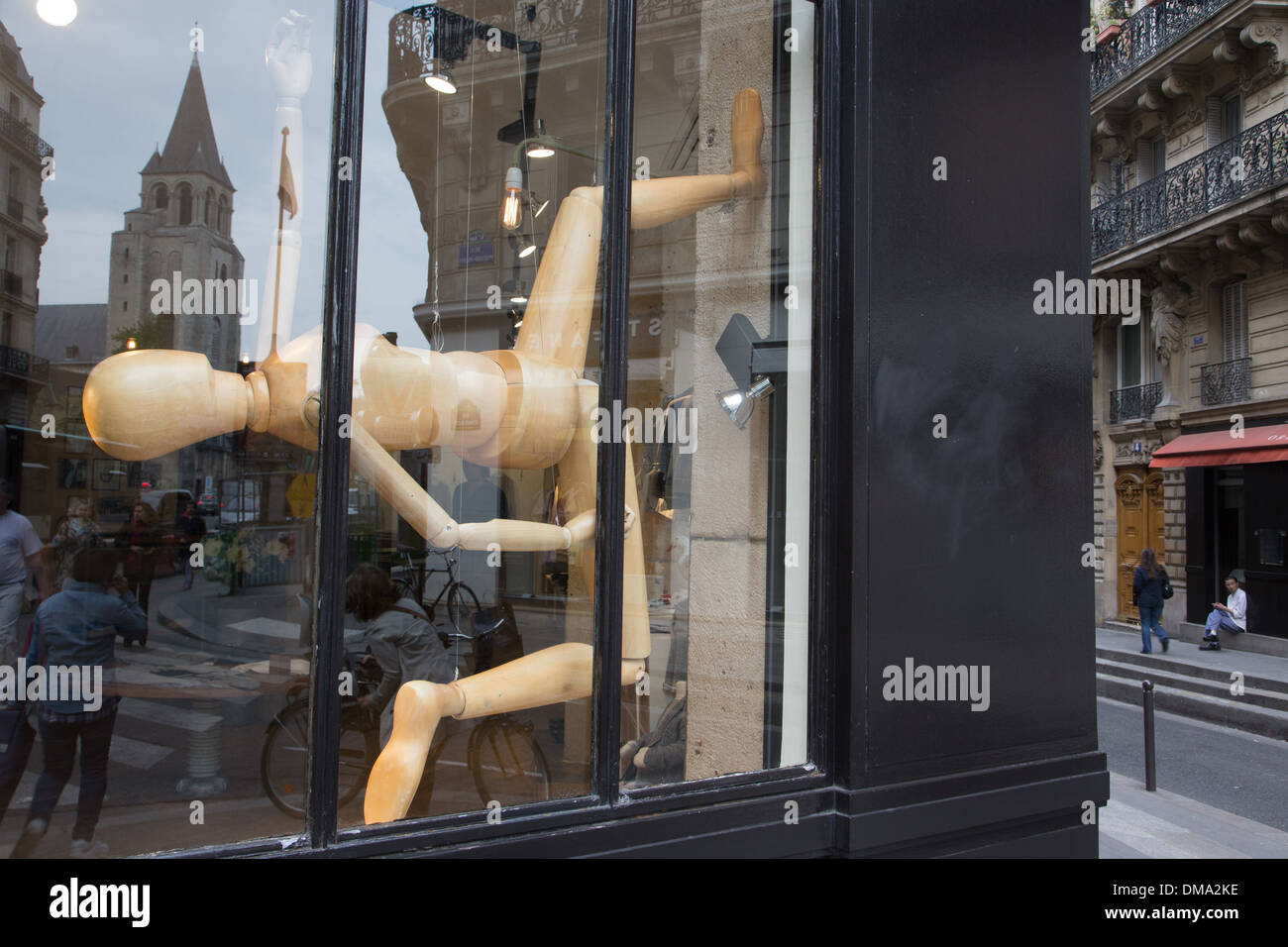 Shops in the 6th arrondissement paris hi-res stock photography and ...