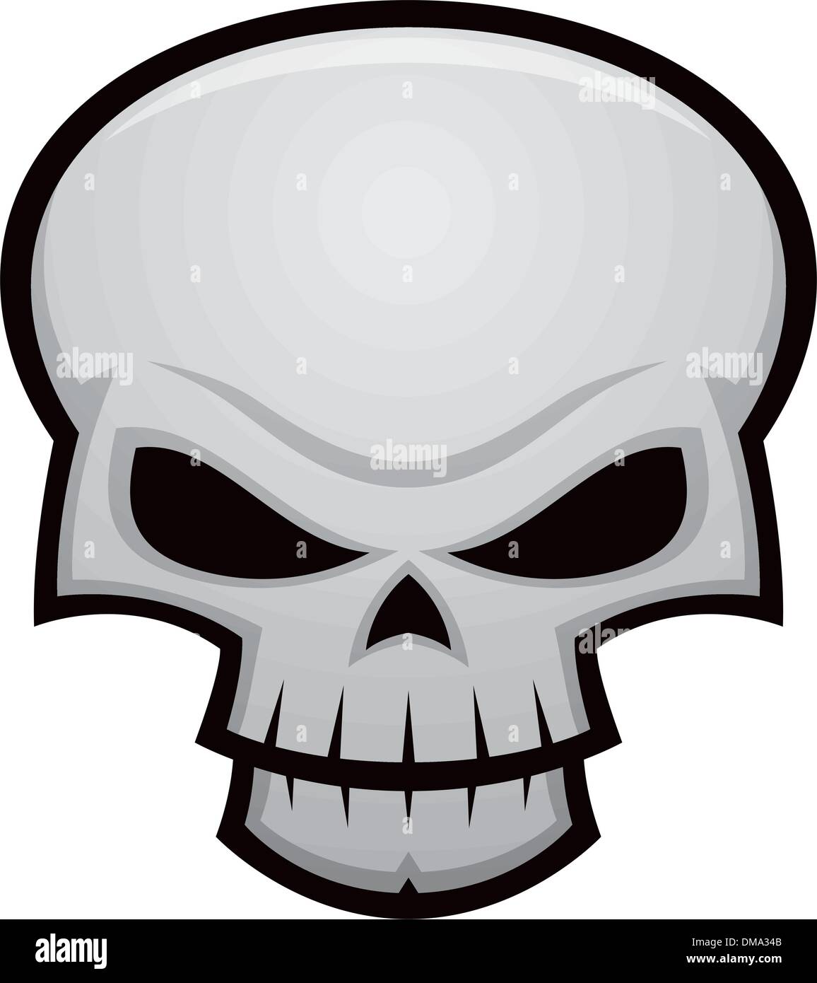 Mad skull hi-res stock photography and images - Alamy