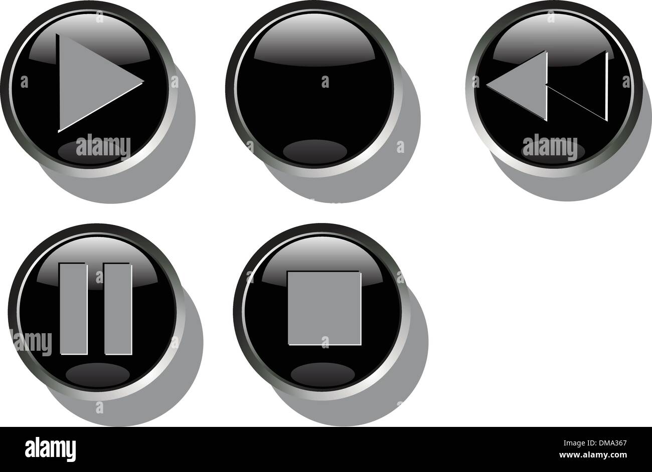 Orange glassy icon buttons hi-res stock photography and images - Alamy