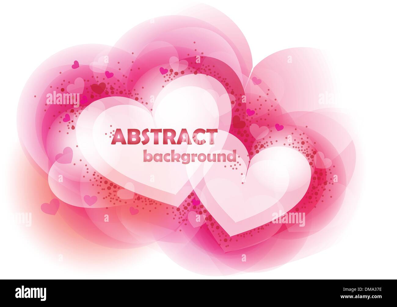 Abstract hearts. Vector illustration Stock Vector Image & Art - Alamy