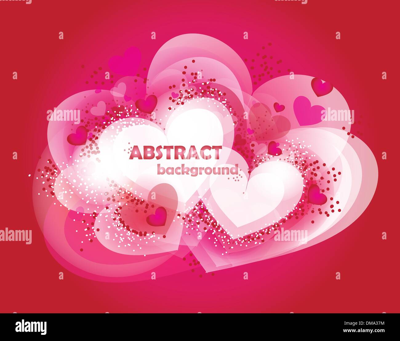 Abstract hearts. Vector illustration Stock Vector Image & Art - Alamy