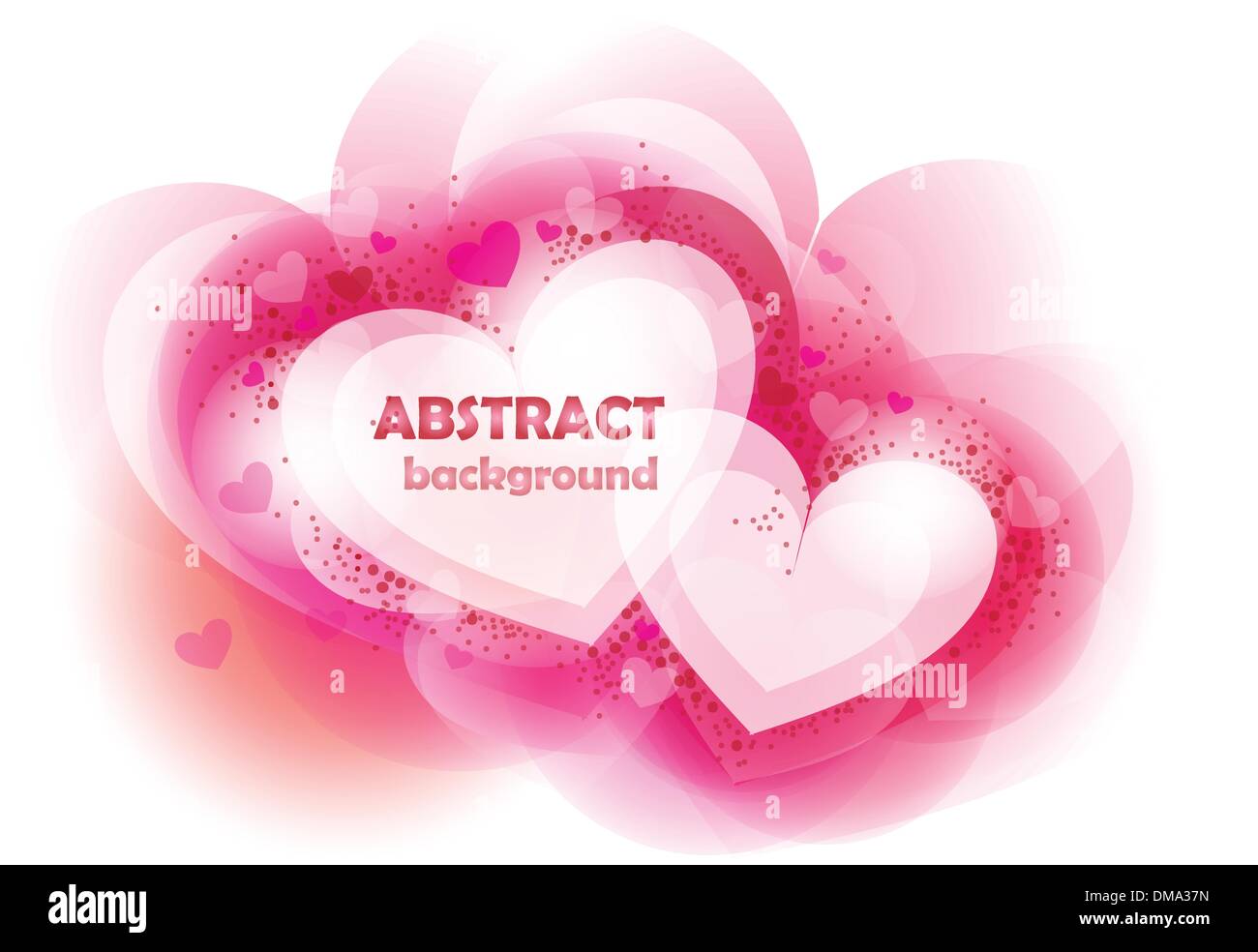 Abstract hearts. Vector illustration Stock Vector Image & Art - Alamy