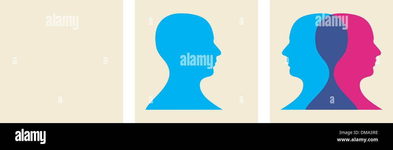 Two dreams Stock Vector Images - Alamy