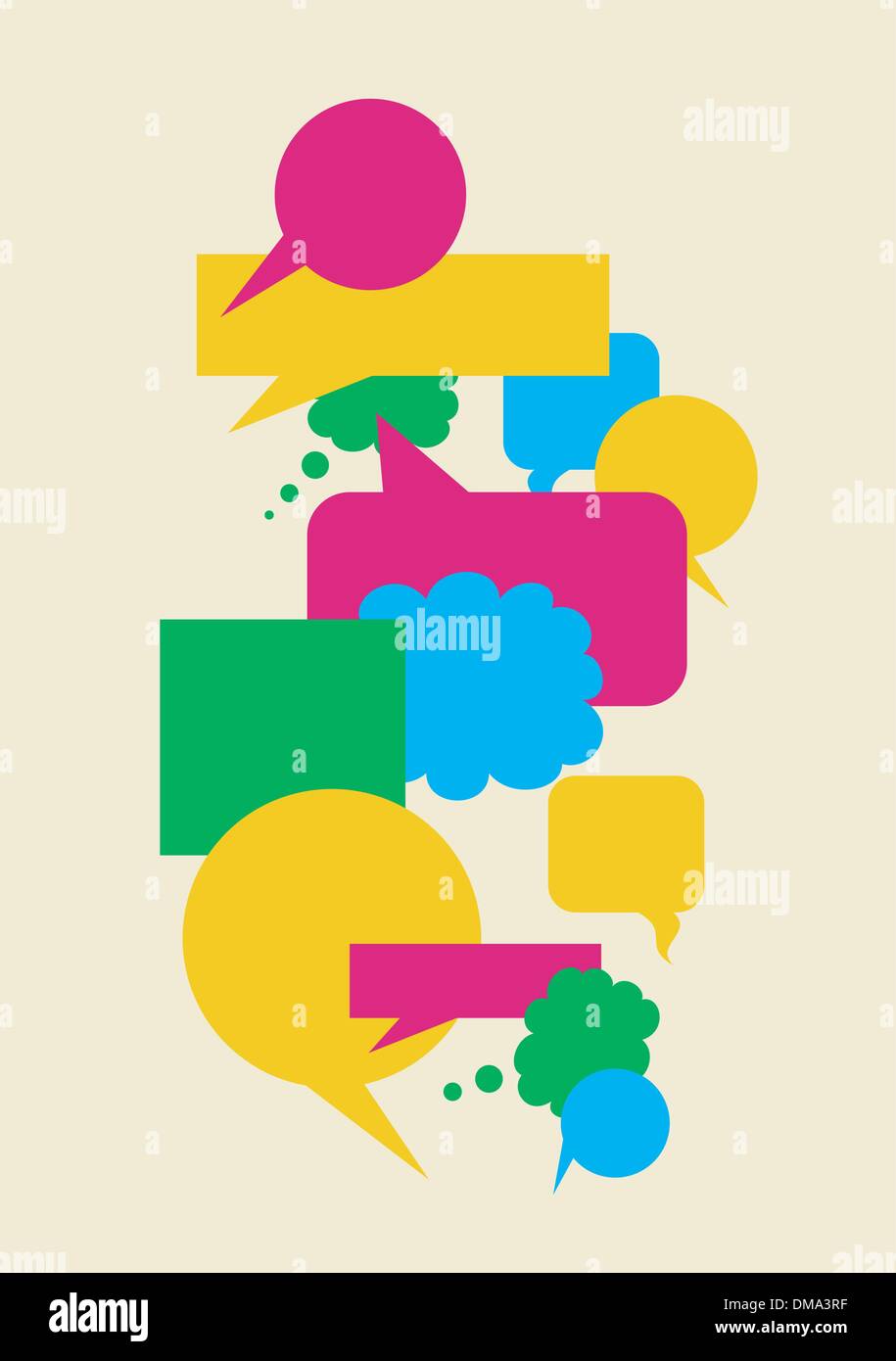 Conversation social interaction Stock Vector Images - Alamy