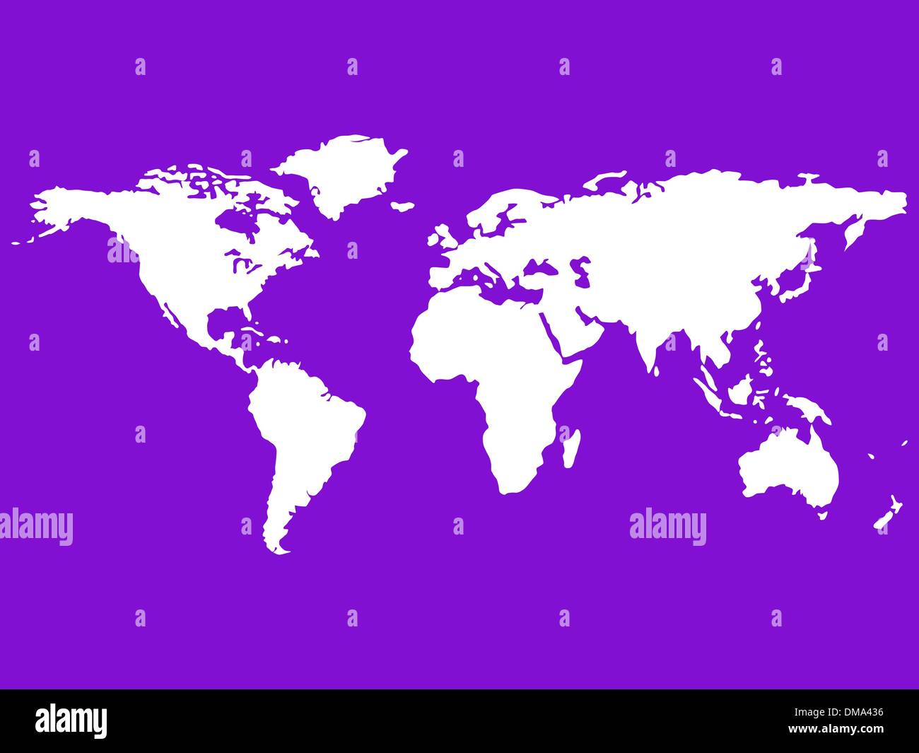 Purple world map hi-res stock photography and images - Alamy