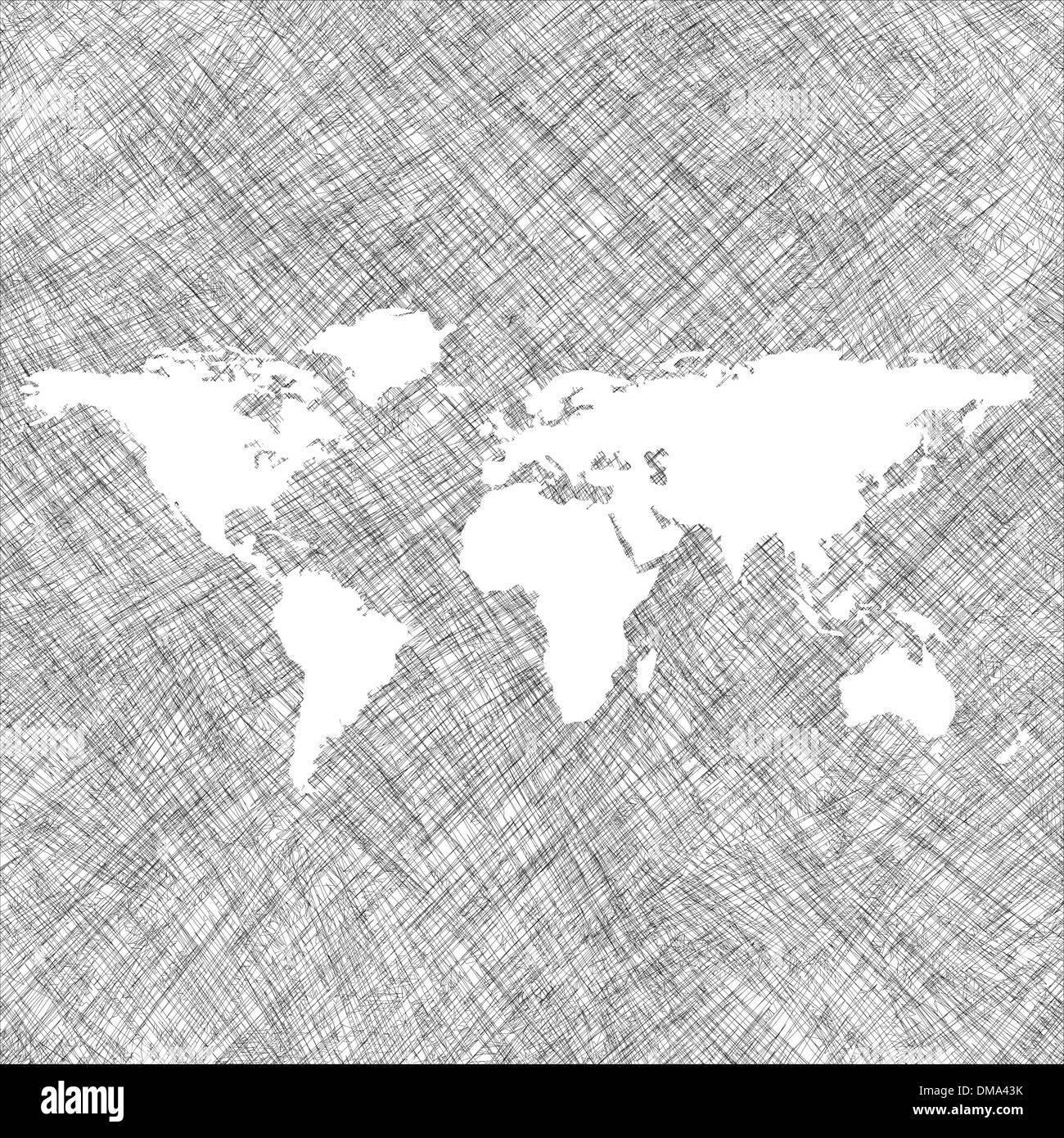 White map lines hi-res stock photography and images - Alamy