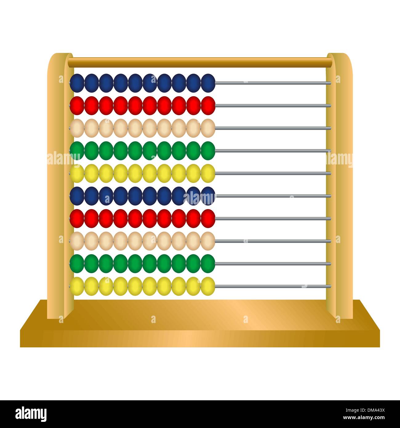 Wooden abacus school Stock Vector Images - Alamy