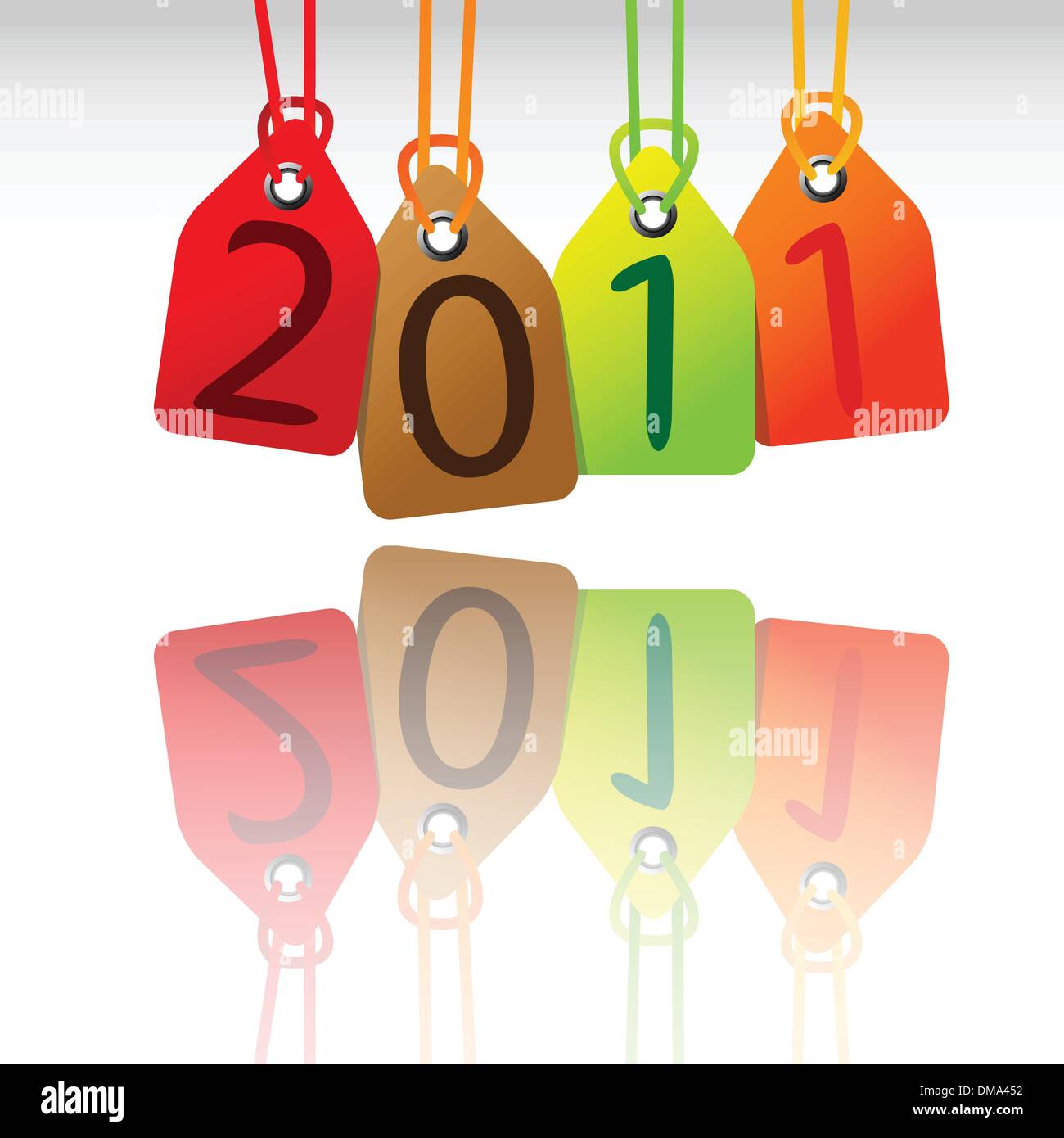 Reflection old new Stock Vector Images - Alamy