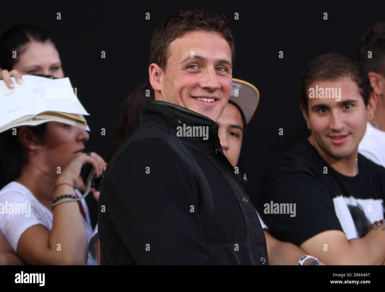 Ryan Lochte at Los Angeles Premiere of Expendables 2 at Grauman’s ...