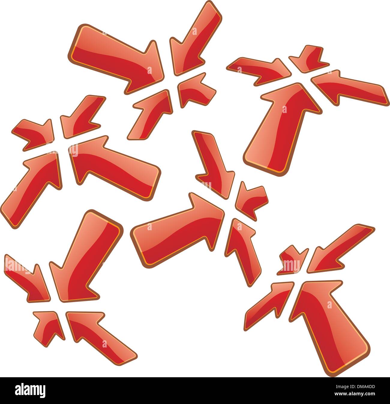 Arrows pointing forward hi-res stock photography and images - Alamy