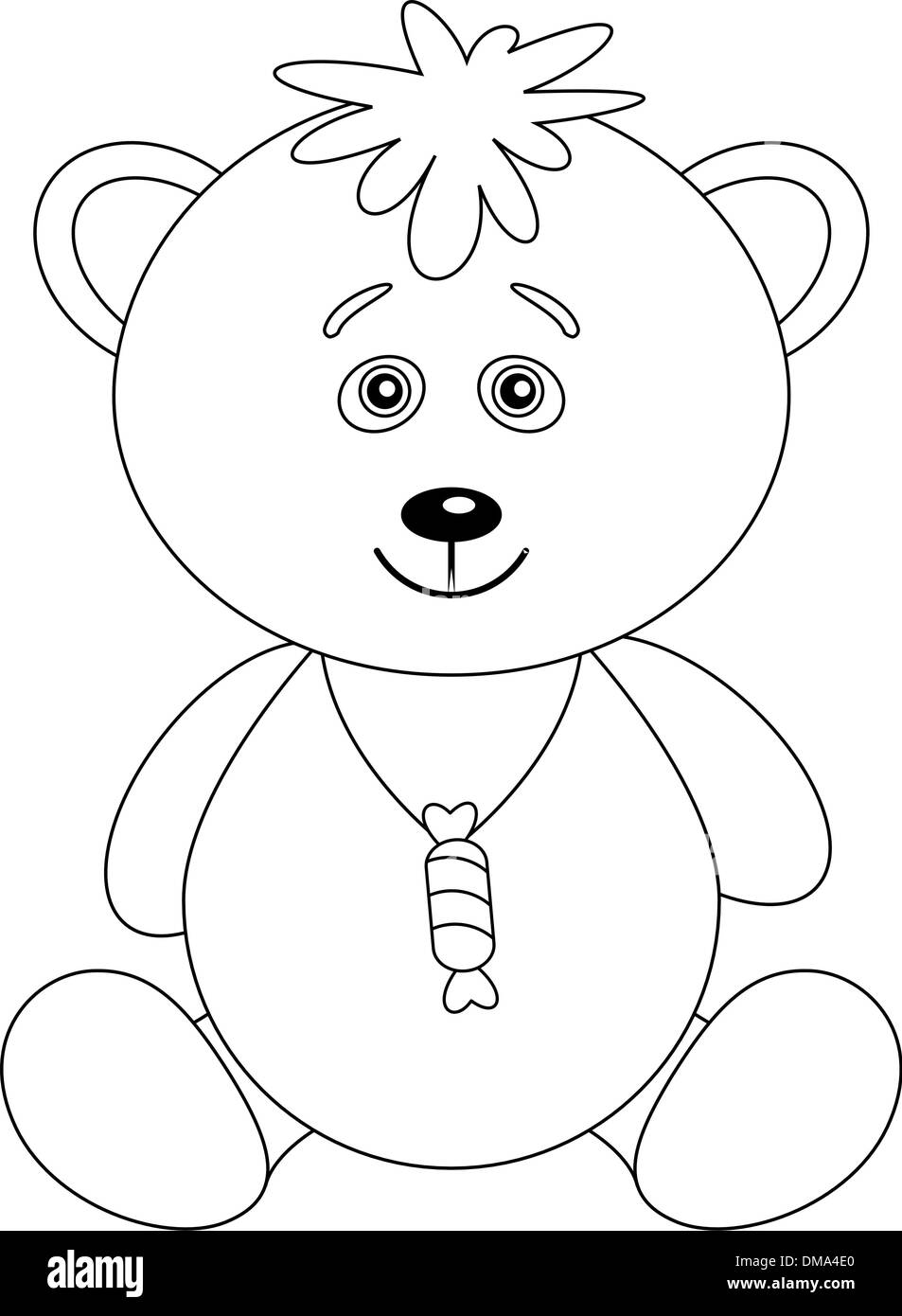 Kid teddy bear on Stock Vector Images - Alamy