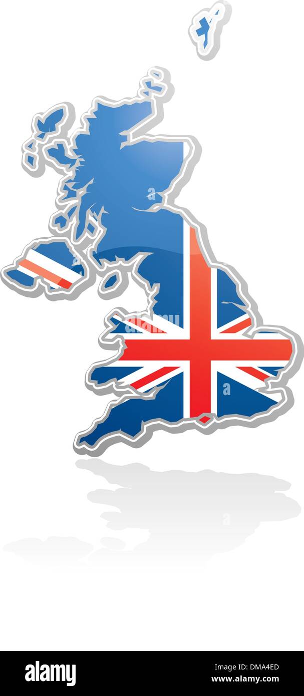 Uk map Stock Vector Images - Alamy