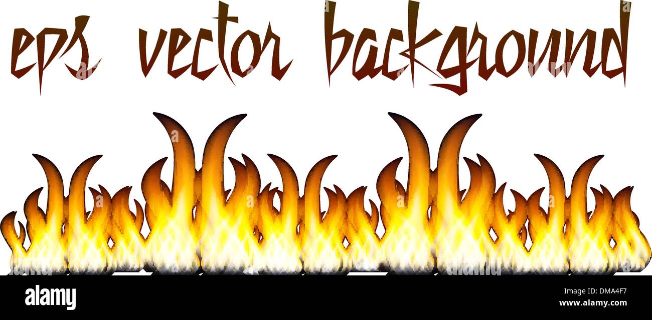 Burn flame fire vector background Stock Vector Image & Art - Alamy