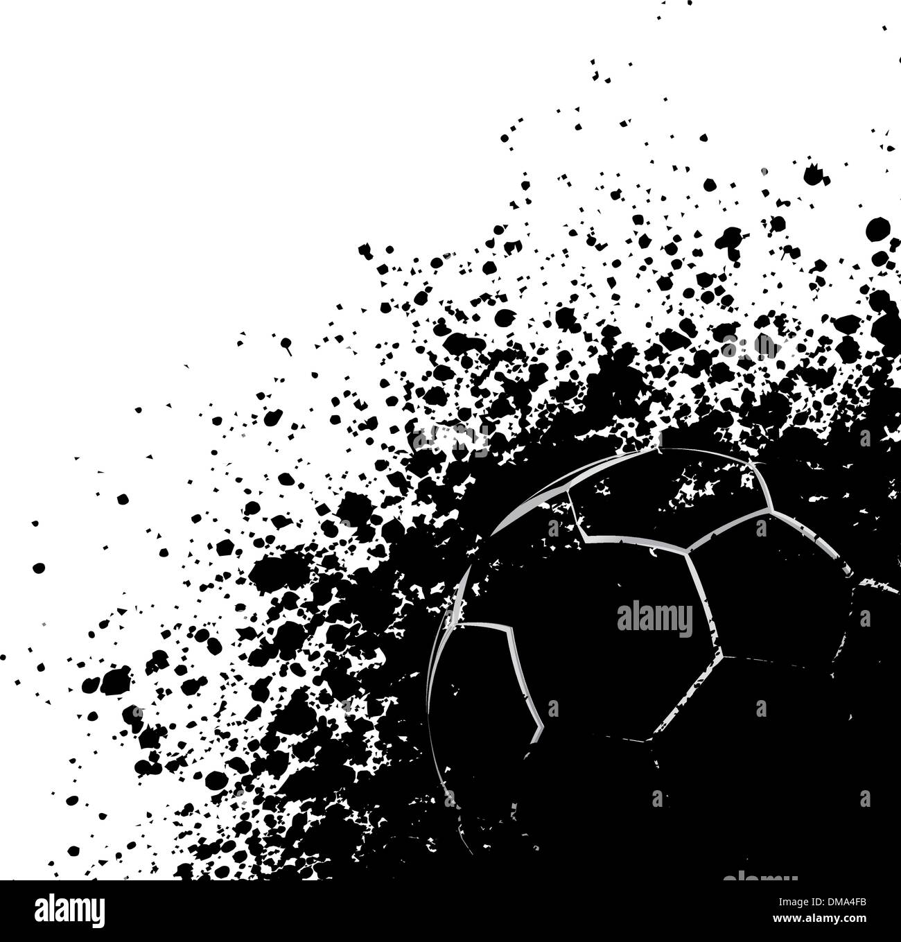 Soccer poster design Black and White Stock Photos & Images - Alamy