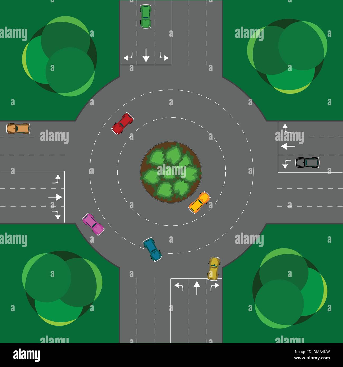 Intersection vector vectors hi-res stock photography and images - Alamy