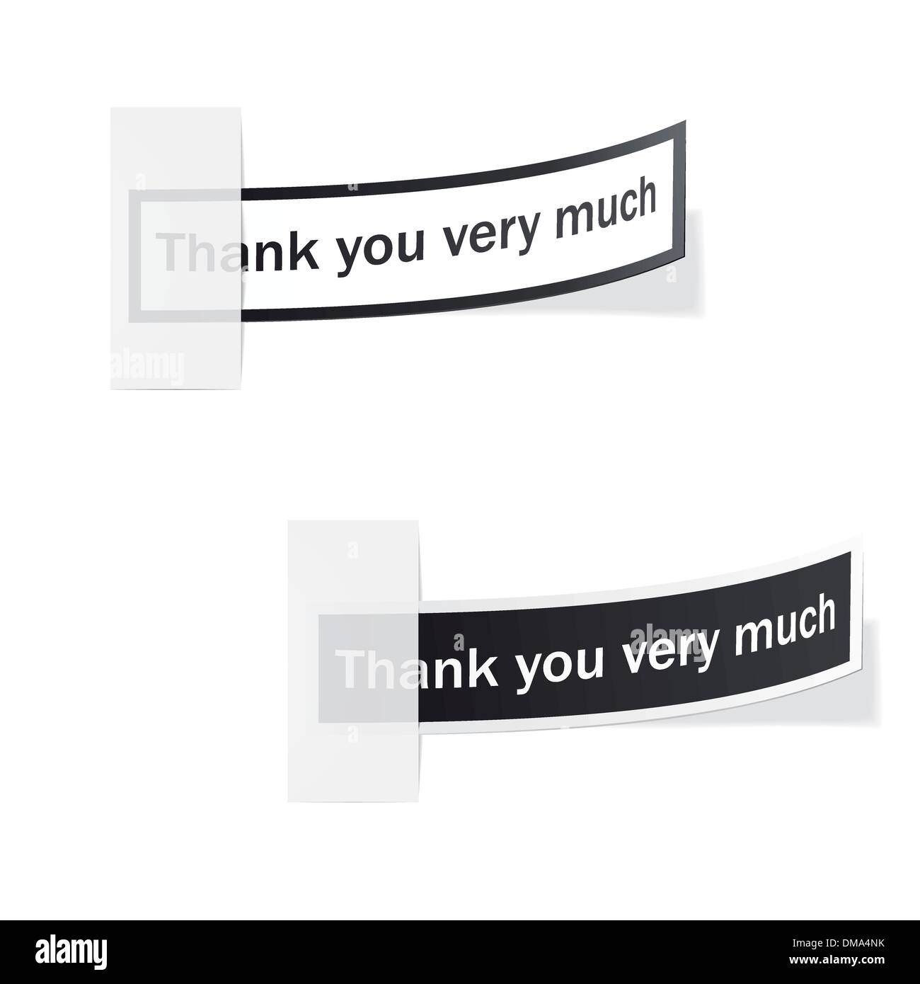 Thank you very much Stock Vector Image & Art - Alamy