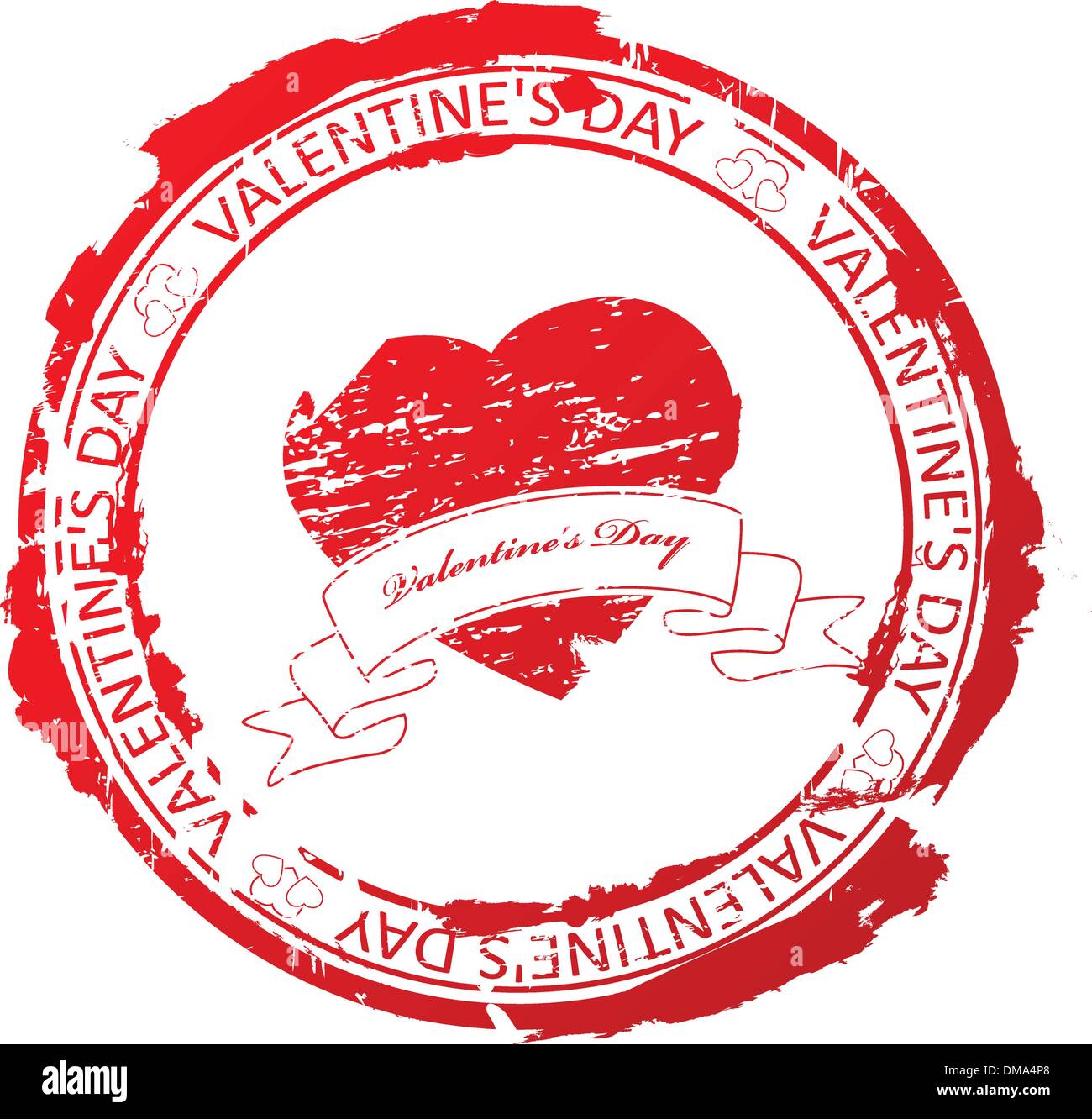 Valentine's Day stamp Stock Vector Image & Art - Alamy